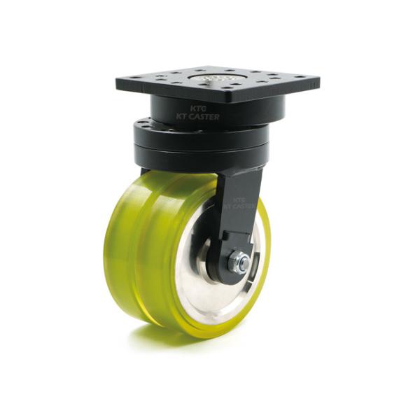 Quality Industrial 600kg Agv Casters 6 Inch Plate High Impact Strength for sale