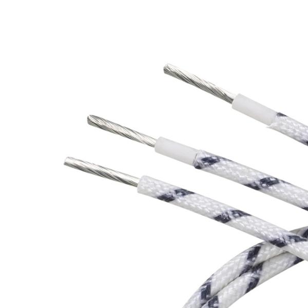 Quality Flexible Silicone Insulation Tinned Copper Braided Wire Low Eccentricity for sale