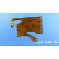 Quality Tin-plated Flexible Printed Circuit Board FPCB with FR-4 Stiffener for LCD for sale