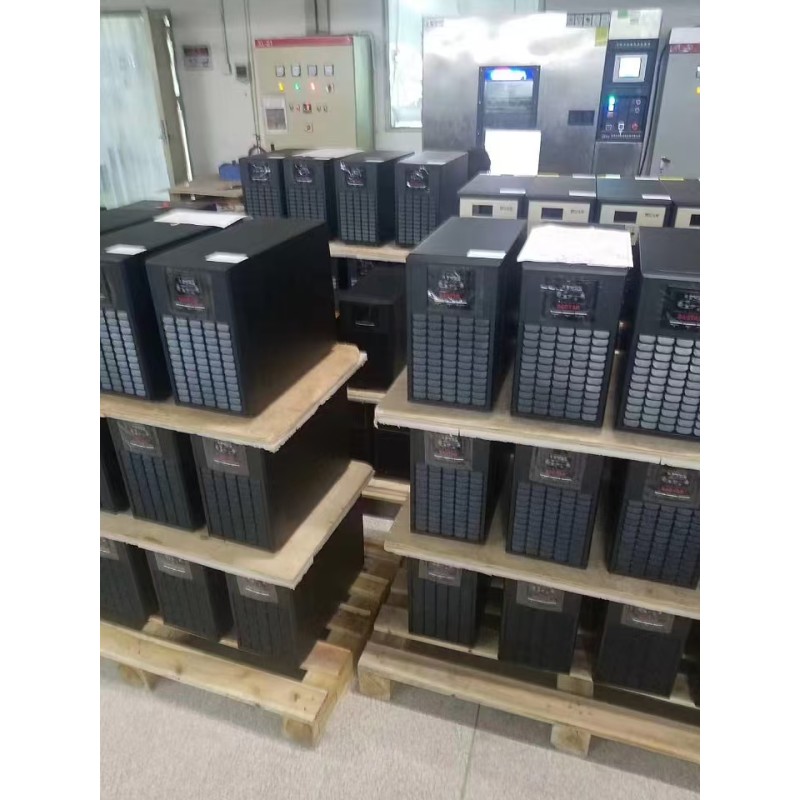 High-frequency tower UPS single input single output dual conversion online operation