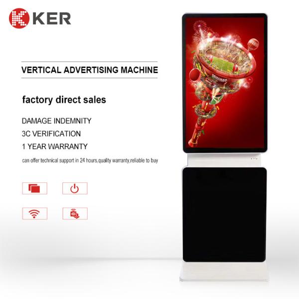Quality Super Slim Floor Standing 55 Inch Led Advertising Display for sale