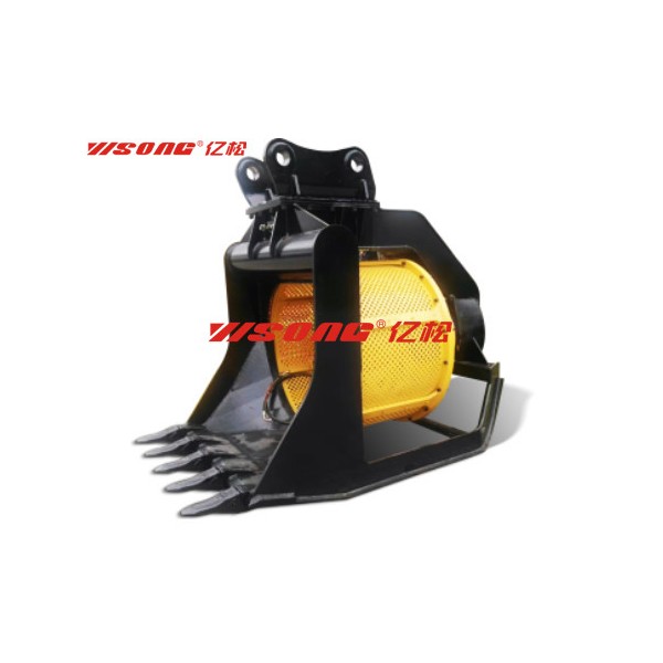 Quality YISONG 360 Degree Rotating Screening Bucket Excavator Buckets for sale