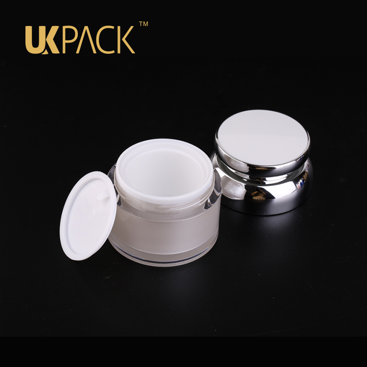 UKPACK Eco-Packaging PMMA 50ml cosmetics cream empty jar
