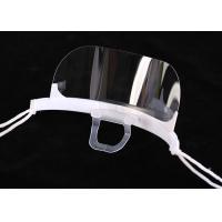 Quality 5 Pieces Transparent Plastic Mouth Visor Oil Proof for Chef for sale