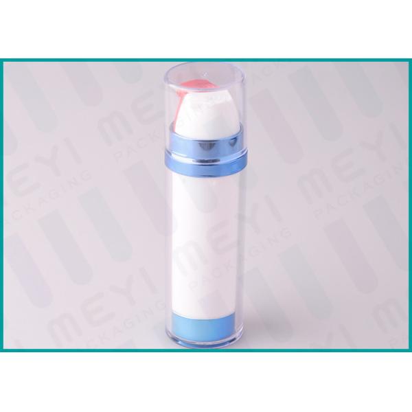 Quality 25 ML Acrylic Double Wall Lotion Serum Pump Bottle , Plastic Cosmetic Bottles for sale