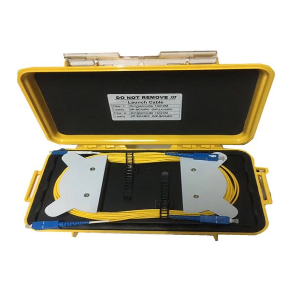 Quality G657A OTDR Bare Optical Fiber Ring Box SM MM Dummy Fiber SC FC LC Connectors for sale