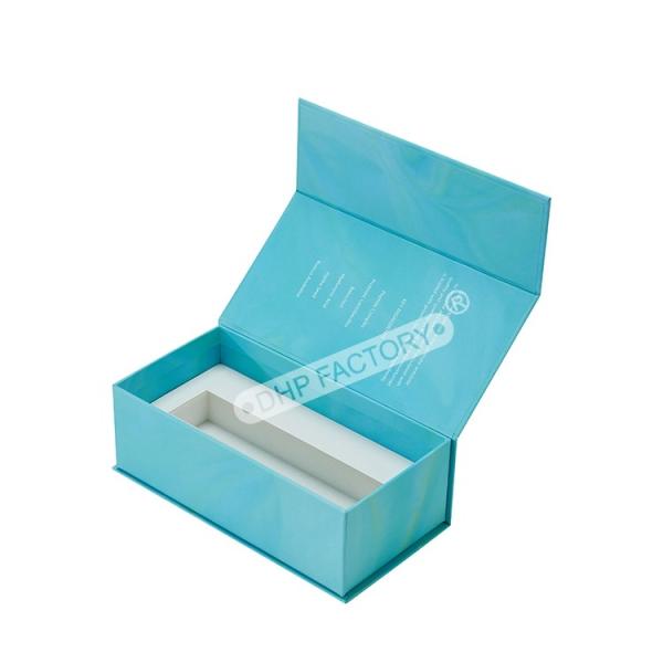 Quality Rigid Magnetic Cardboard Gift Boxes With Holographic Hot Stamping Logo for sale