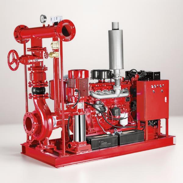 Quality 200gpm 27HP Diesel Engine Centrifugal Fire Pump Set with Control Panel for sale