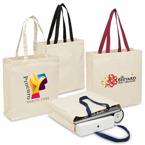 Quality OEM Small Canvas Tote Bag Shopping Sublimation Printing 6OZ 8OZ 10OZ for sale