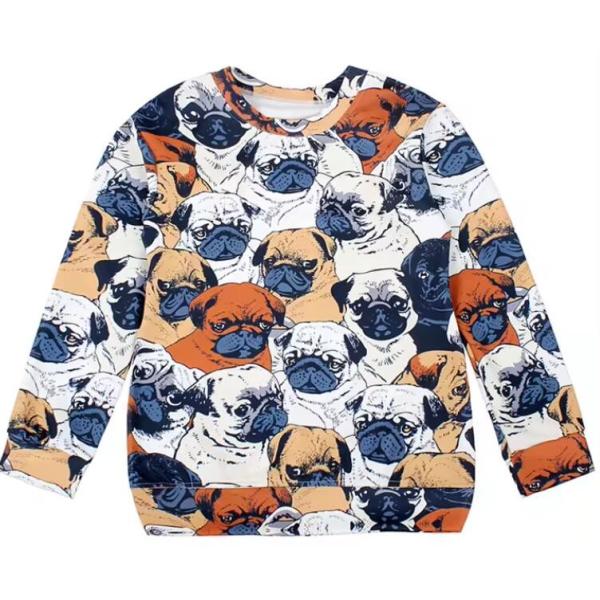 Quality Custom Design All Over Print Youth Sublimation Sweatshirt 100% Polyester for sale