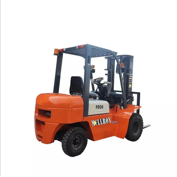 Quality Four Wheel Diesel Powered Forklift 2 Ton Multifunctional For Industrial for sale