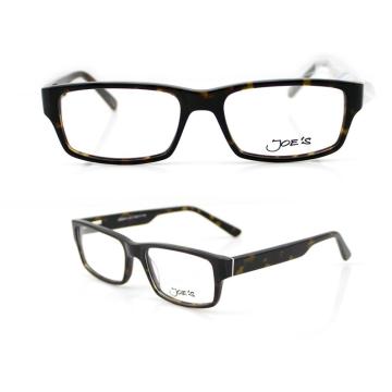 Rectangular Black Acetate Retro Mens Eyeglasses Frames for Reading 54-17-140mm
