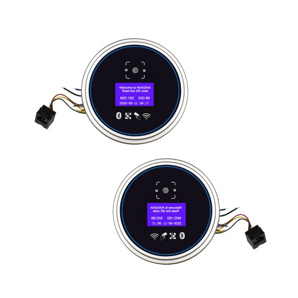 Quality RD008 QR Code Scanner With LED Display IC Card Reader HTTP IP RJ45 Interface for sale