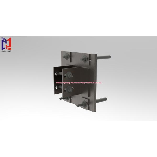 Quality Silver / Black Terracotta Brick Wall Support System Aluminum Construction for sale