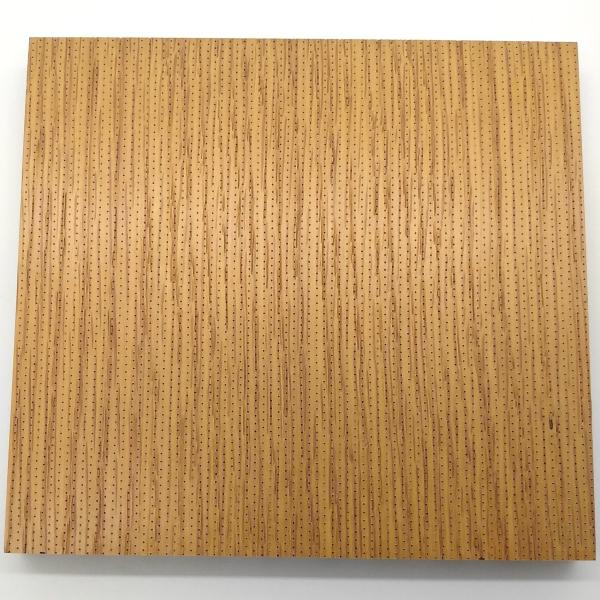Quality Auditorium Timber Veneer Micro Perforated Panel Absorber Acoustic Wall Panel for sale