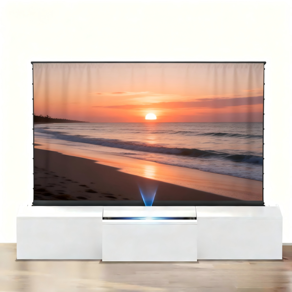 Quality Sleek Motorized Laser TV Cabinet Designed for Modern UST Projector Setups for sale