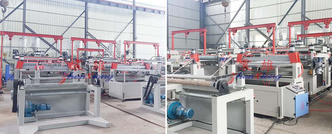 Car fender plastic sheet extrusion line production equipment