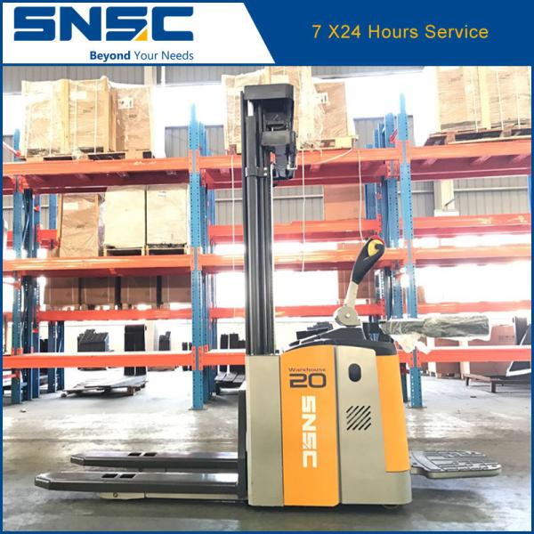 Quality 2tons Electric Stacker Truck SNSC Counterbalanced Electric Stacker for sale