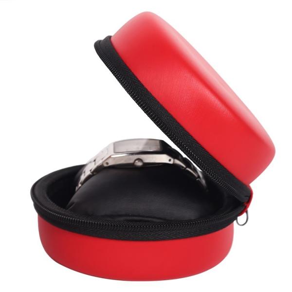 Quality OEM ODM Waterproof EVA Watch Box Travel Case Multispandex Zipper Closed for sale