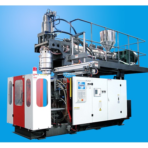 Quality Adopt accumulator die head extrusion blow molding machine 20L chemical tank for sale