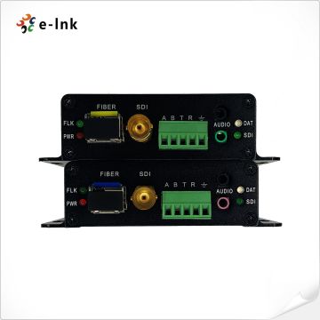 Quality 3G-SDI Video Fiber Converter Simplex LC With RS485 RS232 Stereo Audio Channel for sale