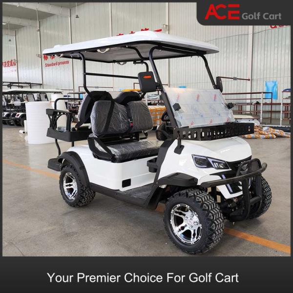 Quality Rack And Pinion Steering Electric Golf Cart With Metal Body And 6x8V Battery for sale