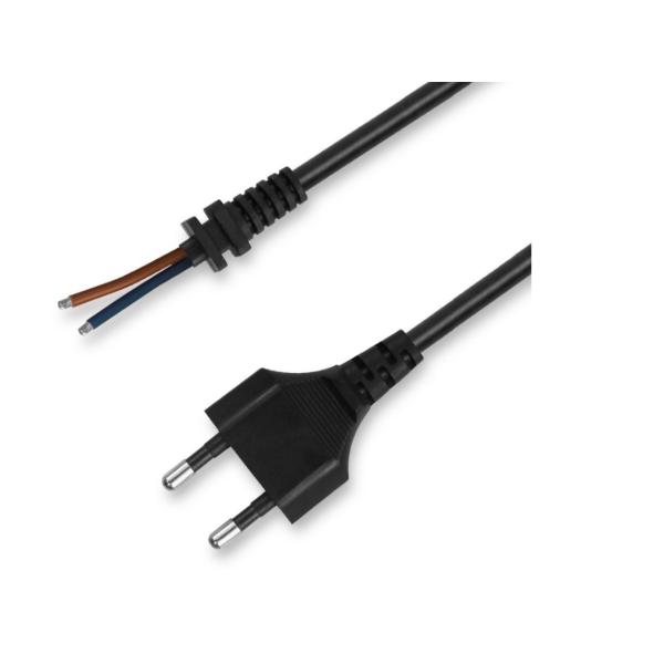 Quality INMETRO 2 Pin Brazil Power Cord ISO 14000 EPP Inner Flame Retardant for sale