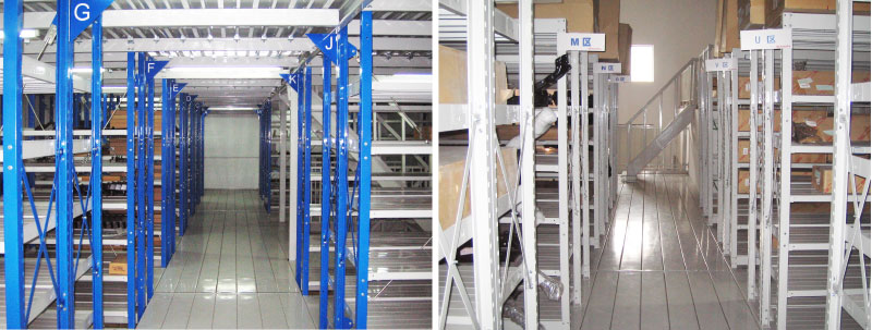Mezzanine Rack for automobile 4s stores Warehouse Storage Rack