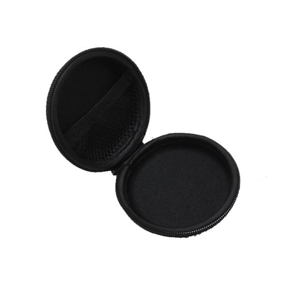 Quality Round Hard Shell Headphone Case , Portable Headphone Case LT-V82004 for sale