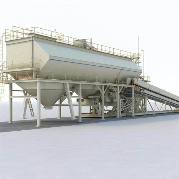 Quality Customizable Belt Type Concrete Batching Plant with Discharge Height of 2.7-3.8m for sale