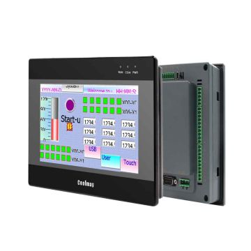 Quality 800*480 Pixels Coolmay PLC HMI All In One Common Communication Protocol for sale