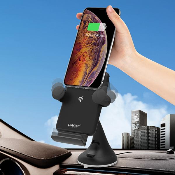 Quality 10W Qi Wireless Charging Vehicle Dock Dashboard Wireless Car Vent Charger for sale