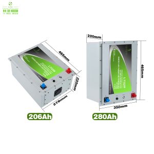 Quality 24V 206Ah 280Ah LiFePO4 Truck Battery Long Cycle Life Waterproof Fast Charging for sale