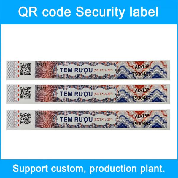 Quality Waterproof Wine Label Stickers with Tear Resistant Permanent Adhesive Roll for sale