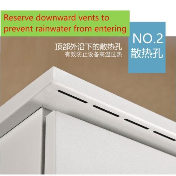 Quality Customized Logo 42u SPCC Cold Rolled Steel Outdoor Waterproof Network Server for sale