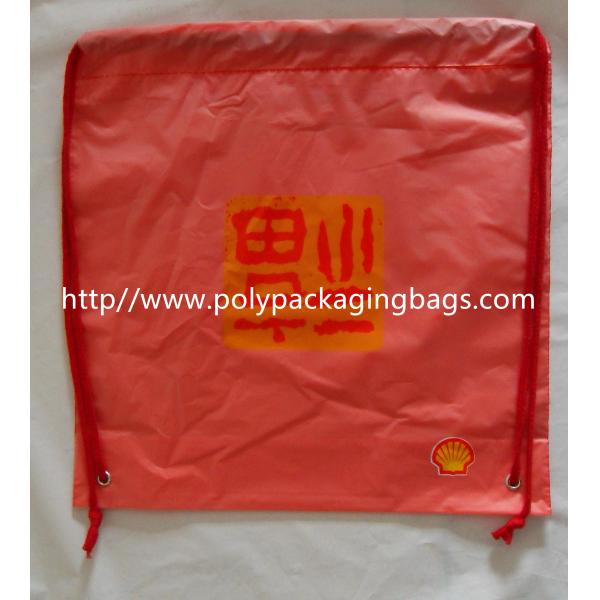 Quality Recyclable Plastic Backpack Sports Drawstring Bags For Hiking / Travel for sale