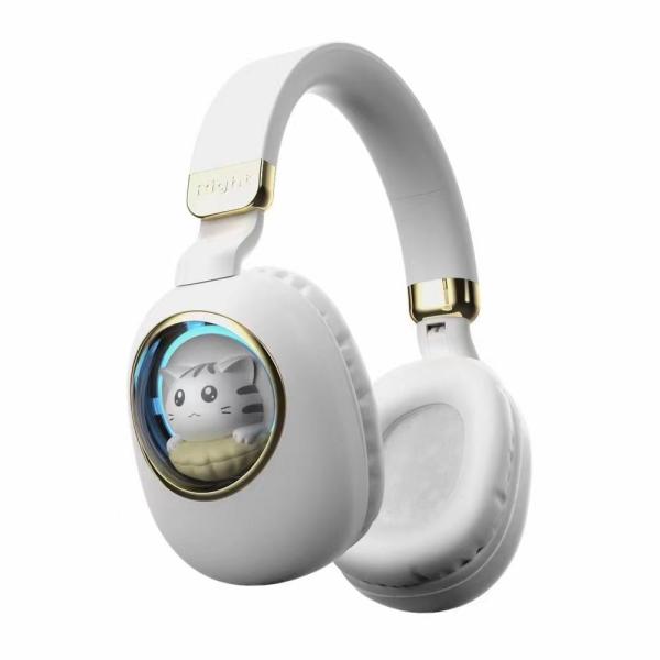 Quality Cute Cat Ear Bluetooth Headphones , Wireless Bluetooth Noise Cancelling for sale