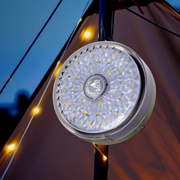 Quality 4.2V Rechargeable LED Camping Lantern Featuring RGB Modes and Adjustable Brightness Essential Outdoor Camping Light Gear for sale