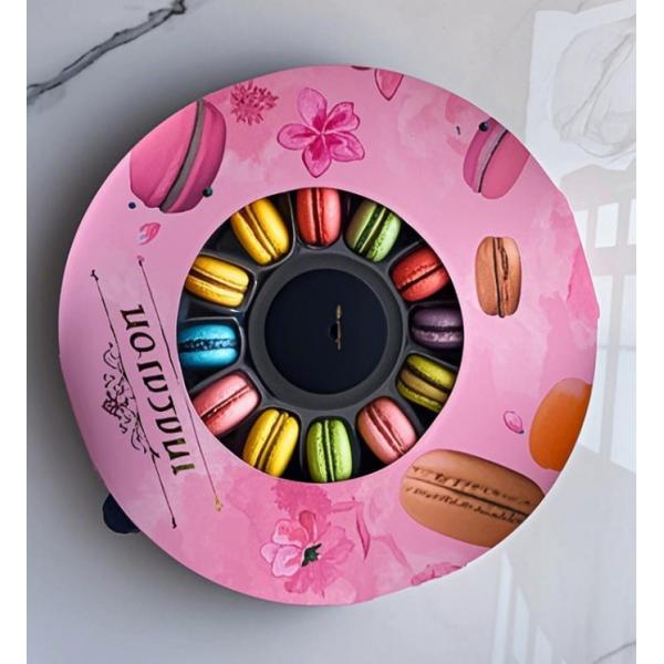 Quality 33 Grain Macaron Carton Packaging Display Stand Macaron Tray for sale
