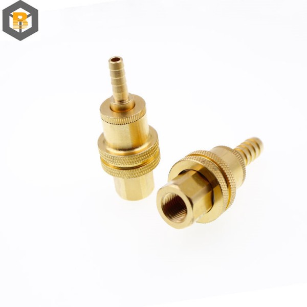 Quality Custom Metal Casting M CNC Brass Turned Parts Manufacturing Brass Coupling Machine Part for sale