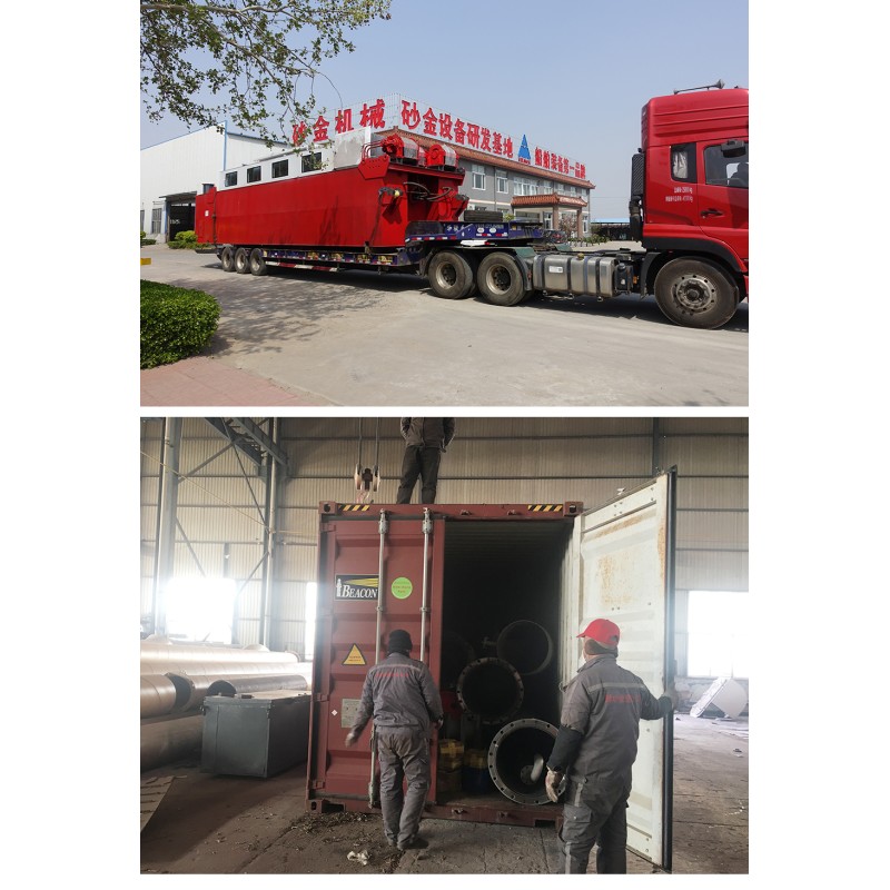 JMD250 dredger working at site