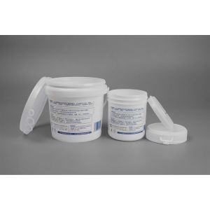 Quality 1L White PP Plastic Paint Pail with Custom Printing for sale