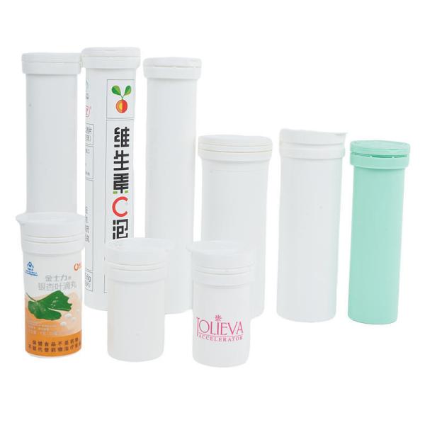 Quality Customized Logo PP Effervescent Tablet Tube With Cap 6 Colors MAX Print PP for sale