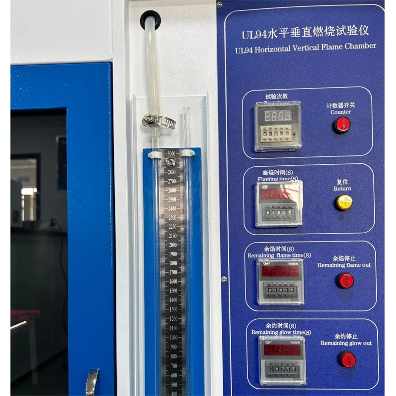 Laboratory UL94 Horizontal and Vertical Flame Resistance Tester for Plastic