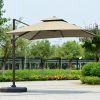 china Windproof Cantilever Picnic Umbrella 2023 Outdoor Patio Furniture for Garden