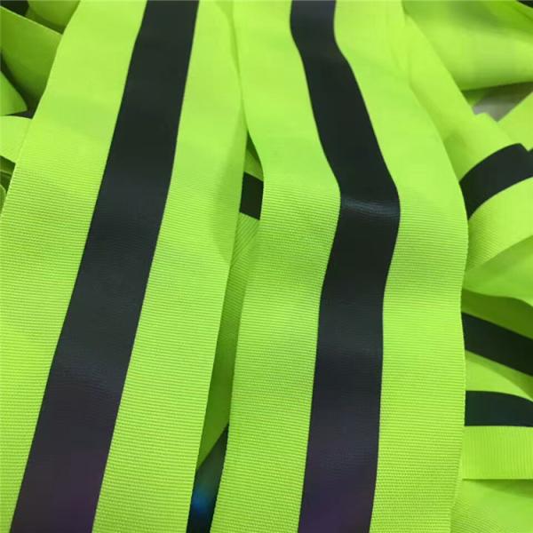 Quality Reflective Rainbow Color Polyester Security Strips Tape For Clothing And Custom for sale