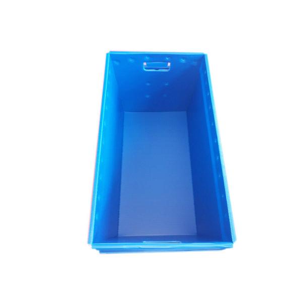 Quality Nestable Hopper Conveyor Totes with Carry Handle Storage Container 4mm 5mm PP for sale