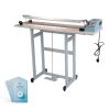 Quality Through Type Foot Pedal Bags Pedal Sealing Machine with Food Grade Cutter and for sale