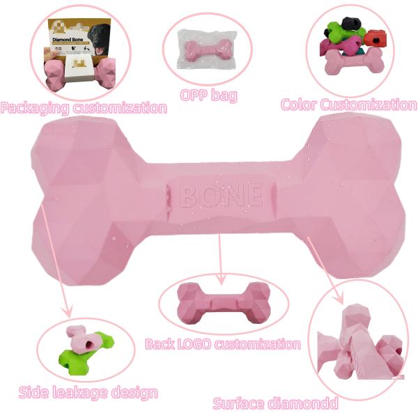 Quality Pet Tooth Cleaning Interactive Bone Toys Aggressive Chewers Chewing Satisfaction for sale