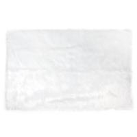 China White Colour Polyester Area Rugs / Faux Sheepskin Area Rug factory